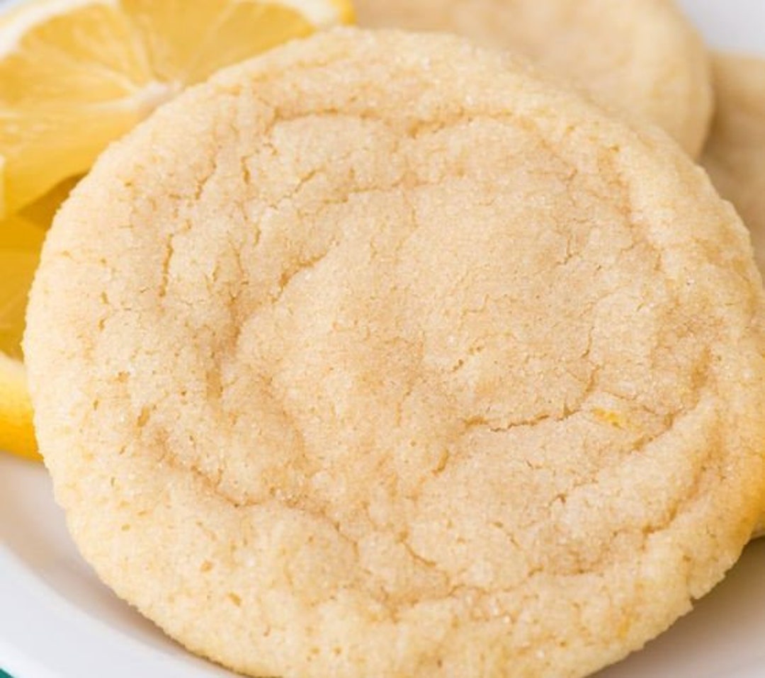 Bakery Style Cookies Lemon Sugar 12 Cookies Handcrafted Big 4 Cookies ...