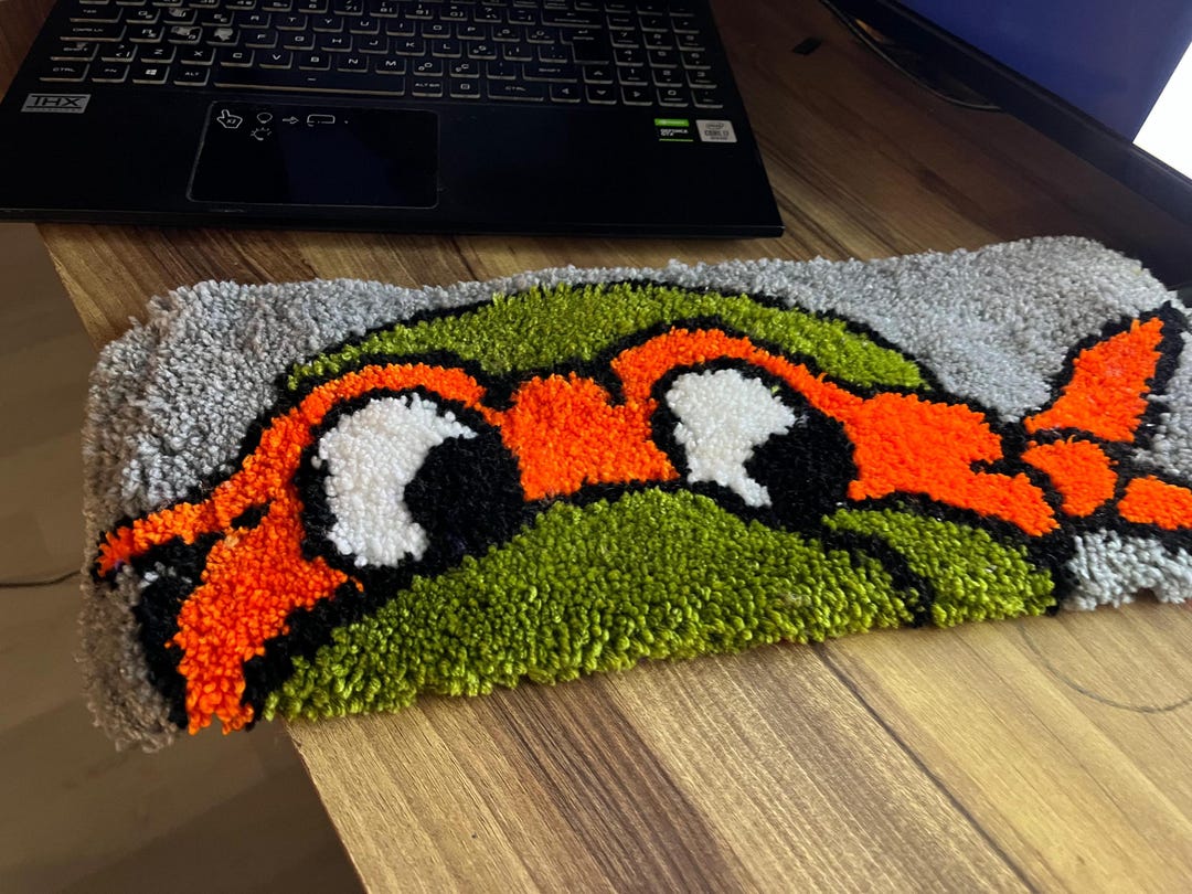 Michelangelo Desk Mat W\ Ninja Turtles Laptop Rug - Personalized ...