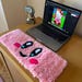 Kirby Keyboard Rug W Pink Rug Anime Keyboard Tufted Birthday Gift ...