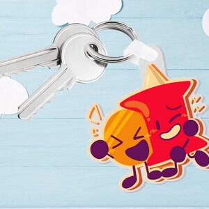 Coiny and Pin Tpot Keychain - Etsy