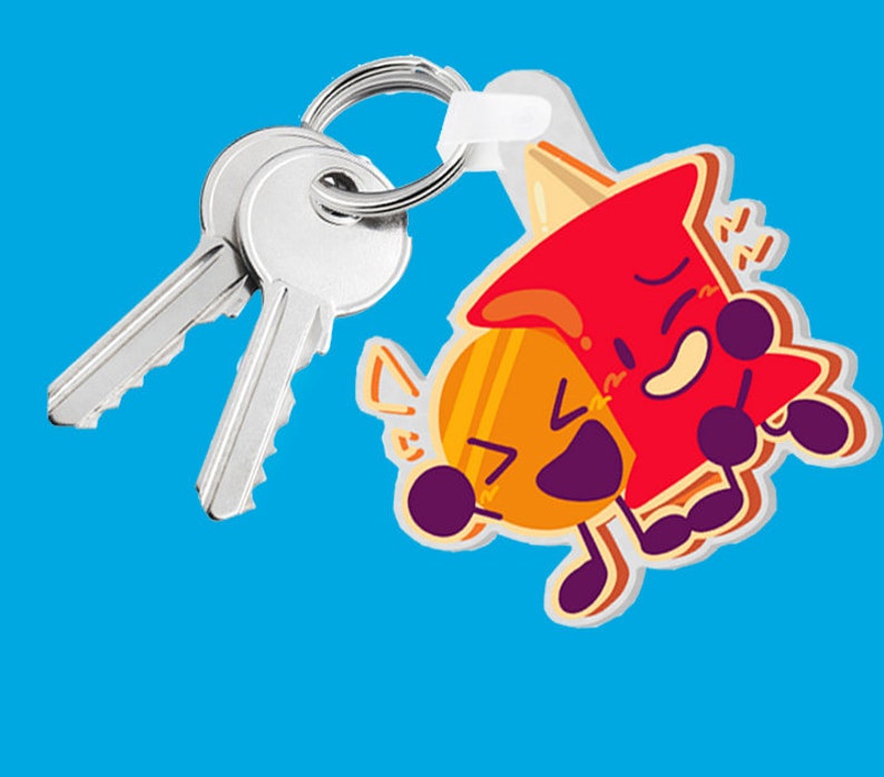 Coiny and Pin Tpot Keychain - Etsy