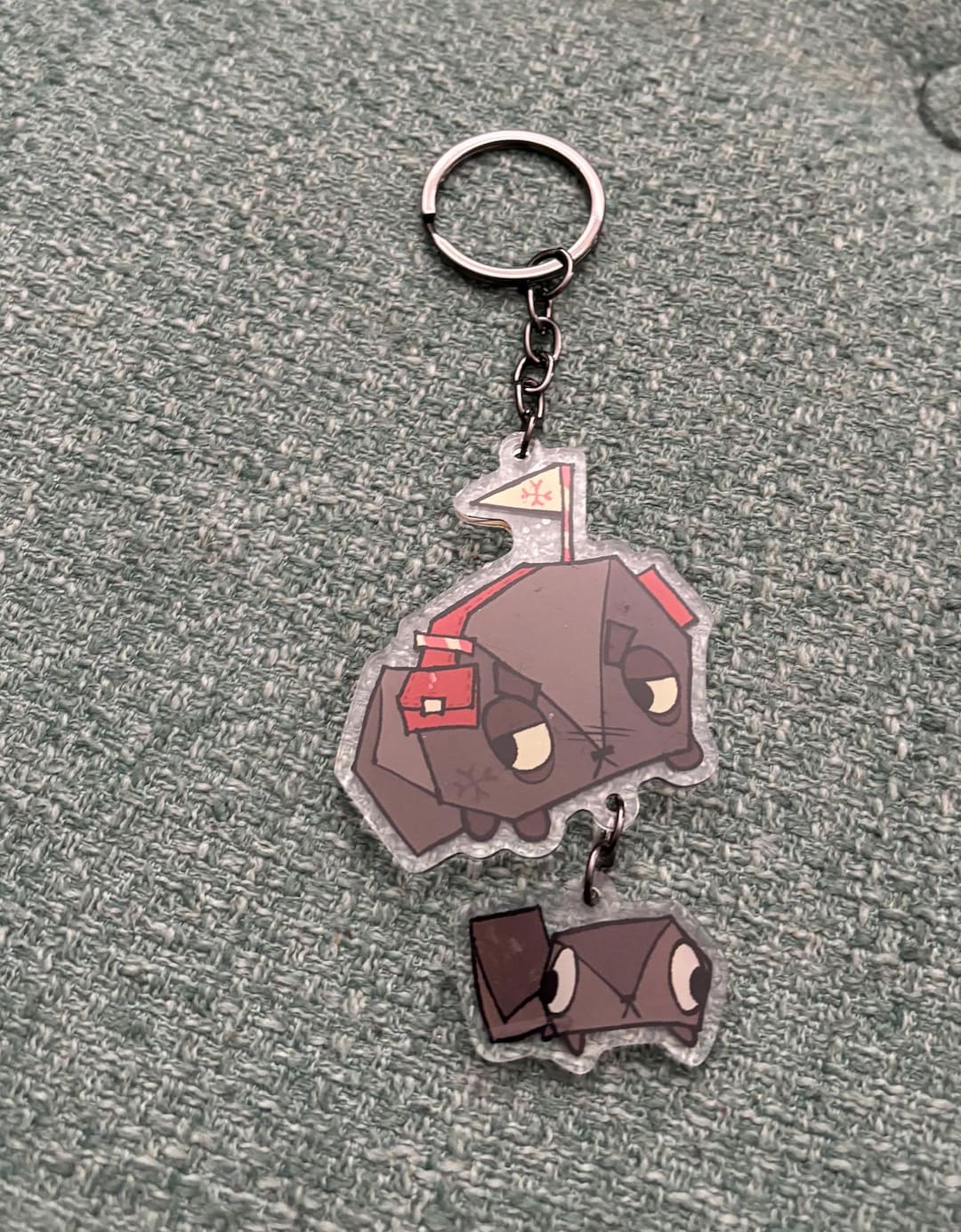 Coal and Pebble Dandys World Roblox Connection Keychain - Etsy