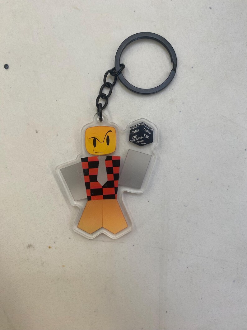 Devesto Die of Death Forsaken Keychain Roblox Forsaken Double Sided ...