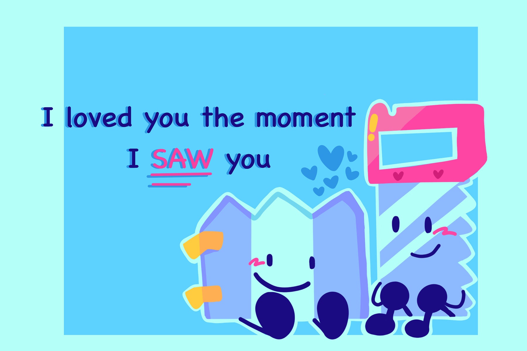 Battle for Dream Island Digital Print Bfb Fan Art - Etsy Canada