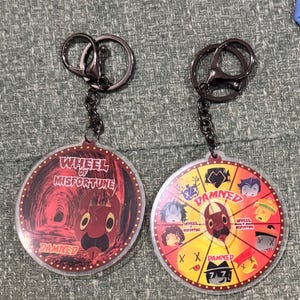Spinner Rainbow Holographic Roblox Forsaken Survivors Keychains 007n7 ...