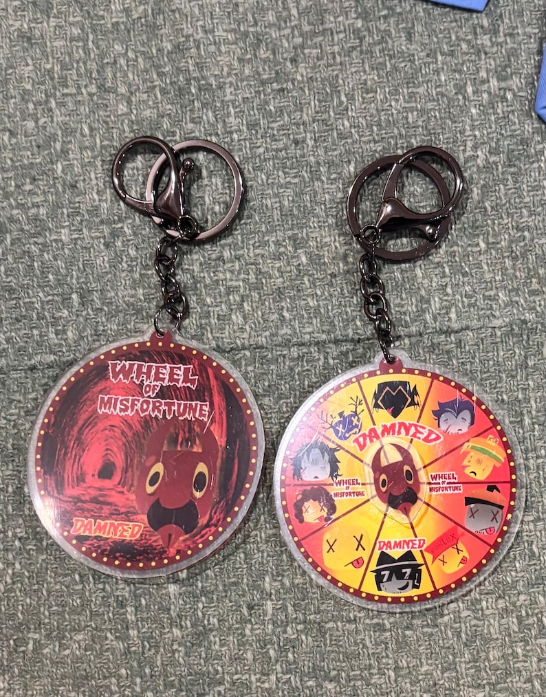 Spinner Rainbow Holographic Roblox Forsaken Survivors Keychains 007n7 ...