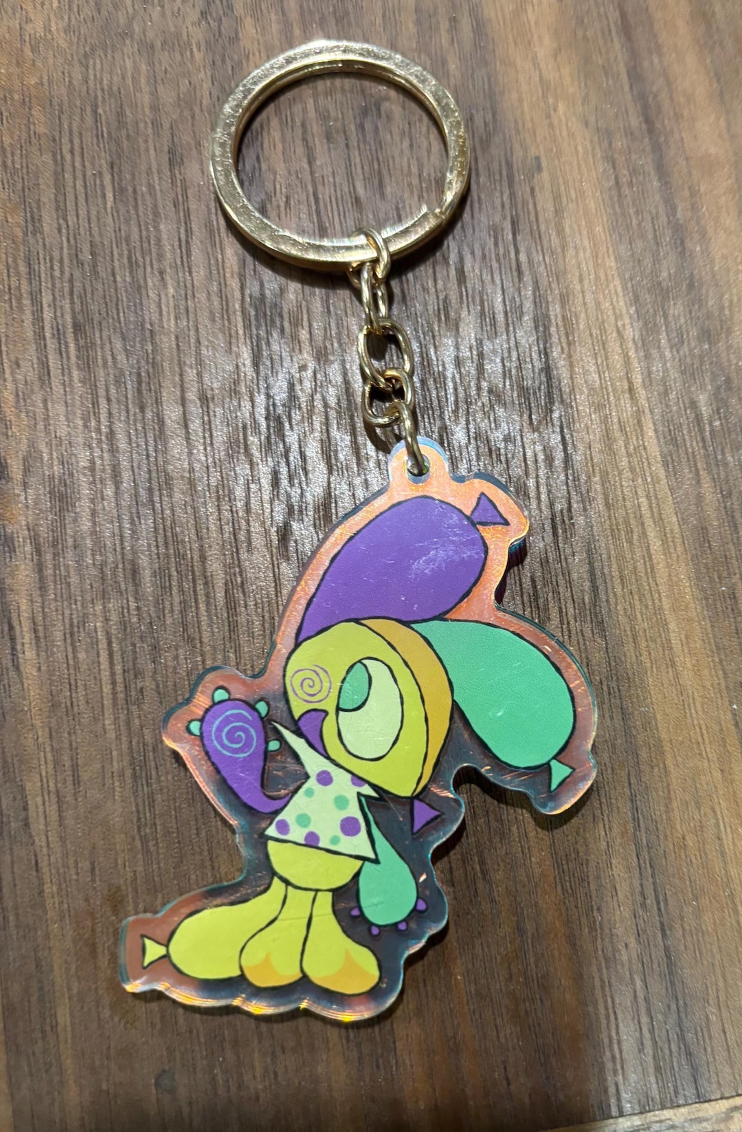 Looey Dandy’s World CLEAR Rainbow Keychain - Etsy