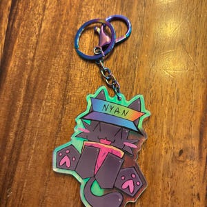 Roblox Forsaken Nyan Elliot and Tac Nayn Chance Tail- Keychains - Etsy