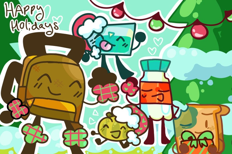 Hfjone Print Liam Backpack Print Hfjone Fan Art Bryce - Etsy