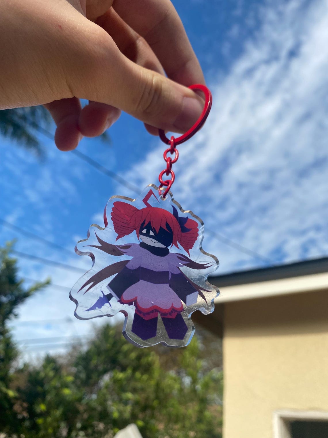 Ghoul Teto Two Time Roblox Forsaken Double-sided Acrylic Keychain ...
