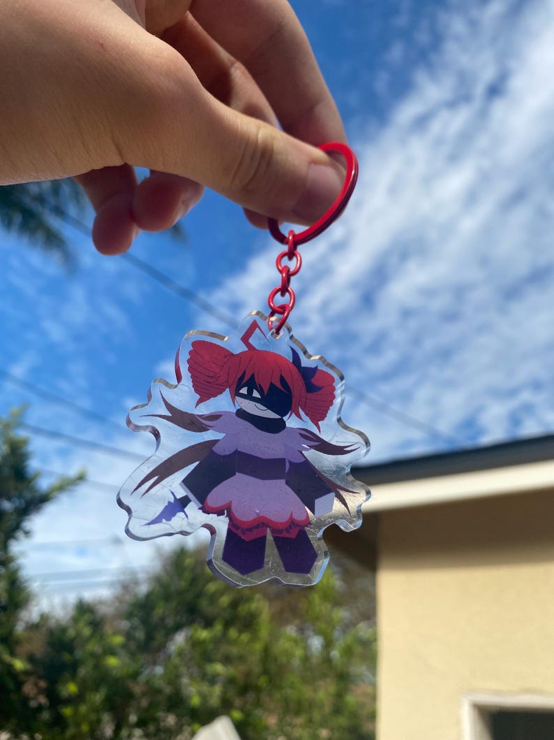 Ghoul Teto Two Time Roblox Forsaken Double-sided Acrylic Keychain ...