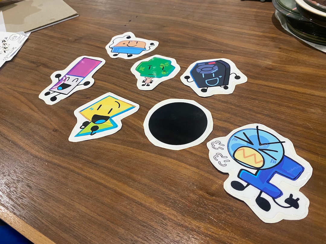 Death Pact Sticker Pack Bfb Fan Art Bfdi Tree BFDI Fan - Etsy