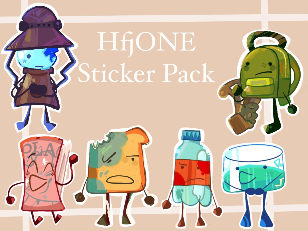 Hfjone Stickers - Object Show Stickers - Hfjone Fan Art - Liam Hfjone ...
