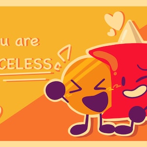 Battle for Dream Island Digital Print - Bfb Fan Art - Valentines Day ...