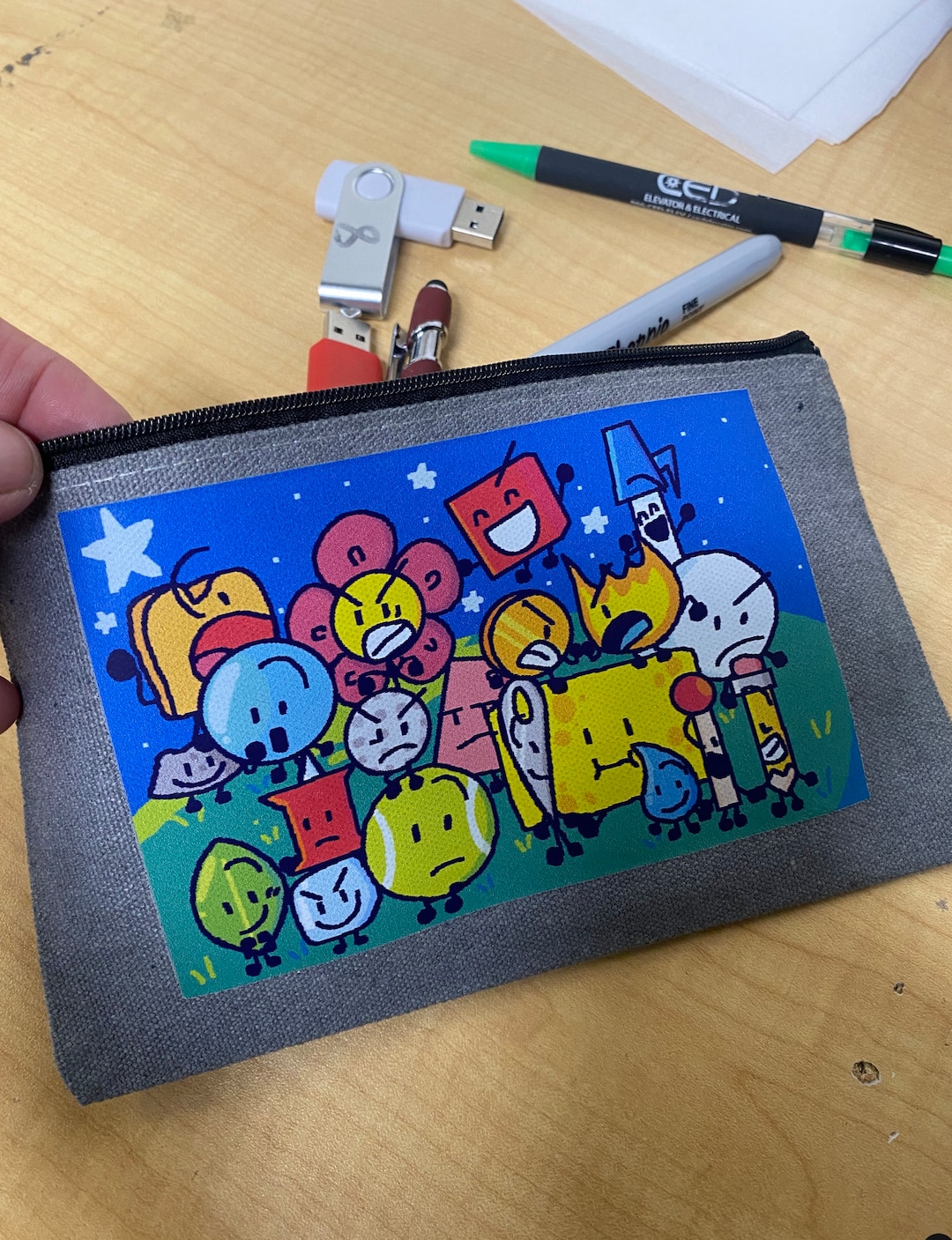 Bfdi Battle for Dream Island Pencil Pouch - Etsy