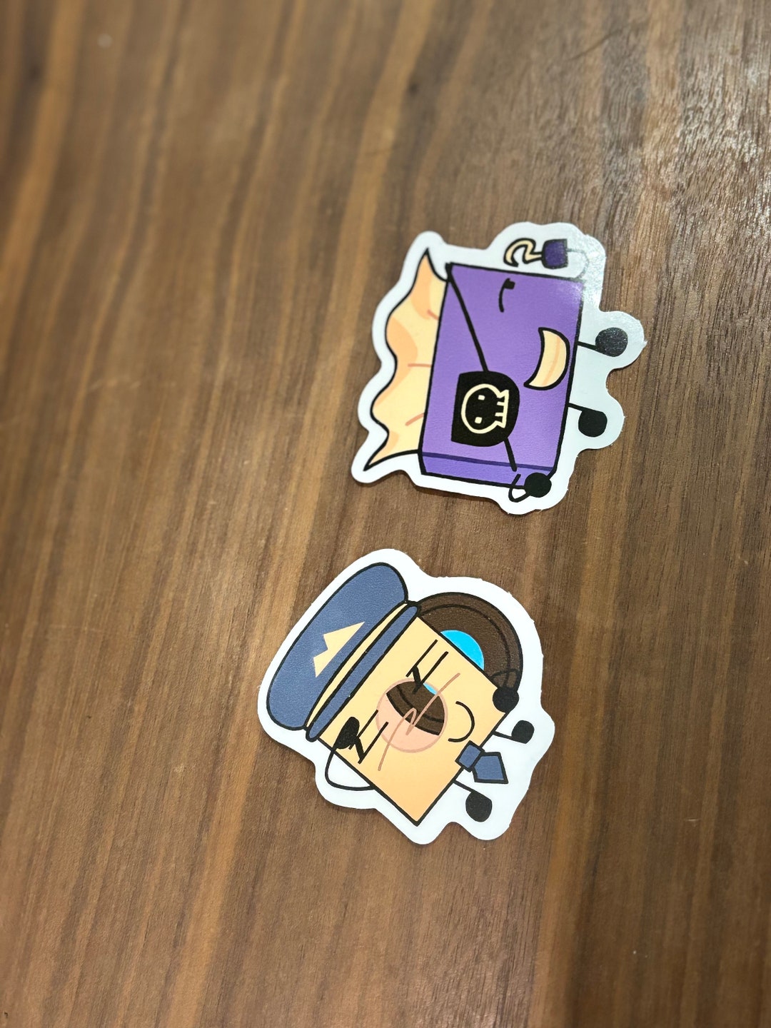 Object Show Stickers – Tissues & Record Burner, Sacriverse - Etsy