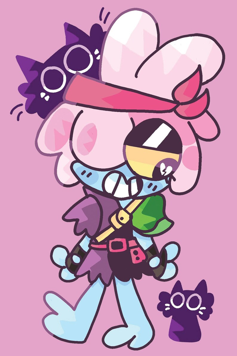 Amphibia Print Maddie Print Amphibia Fan Art Custom - Etsy