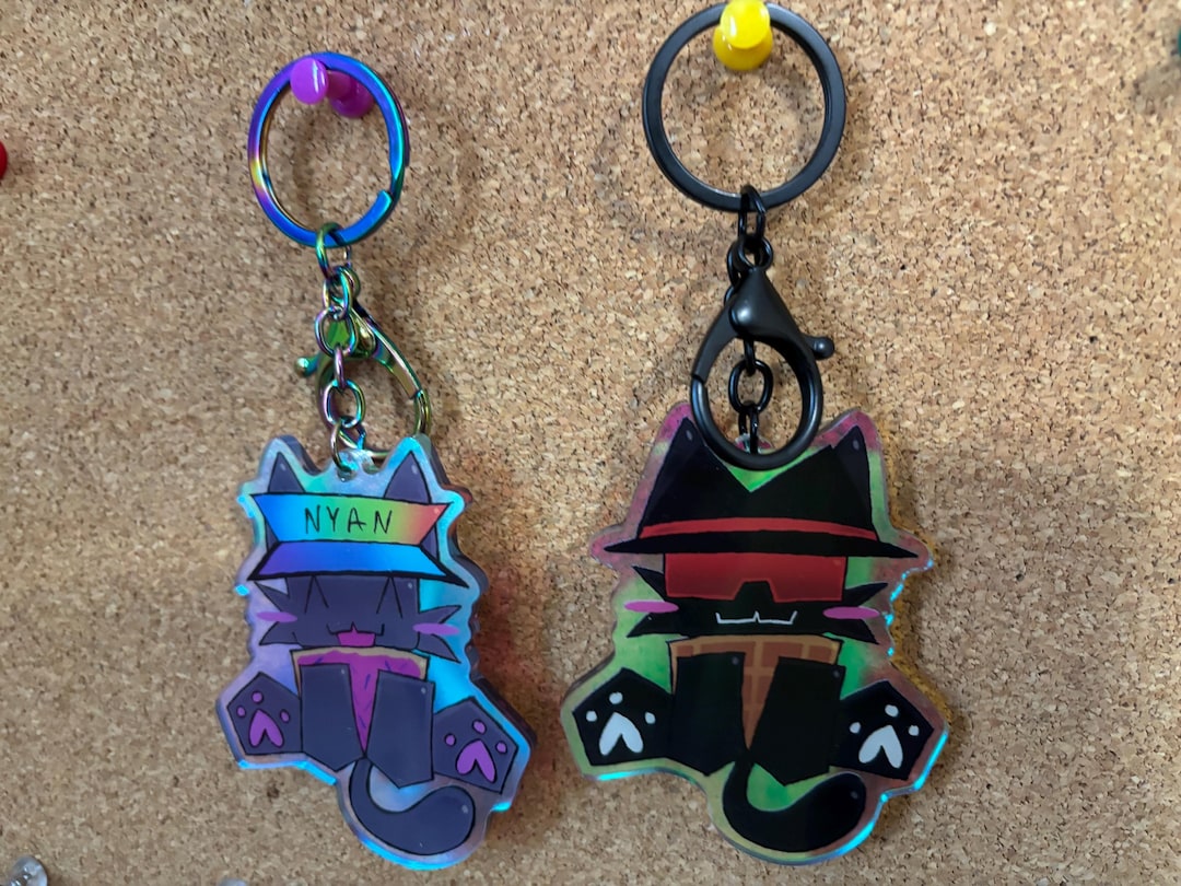 Roblox Forsaken Nyan Elliot and Tac Nayn Chance Tail- Keychains - Etsy