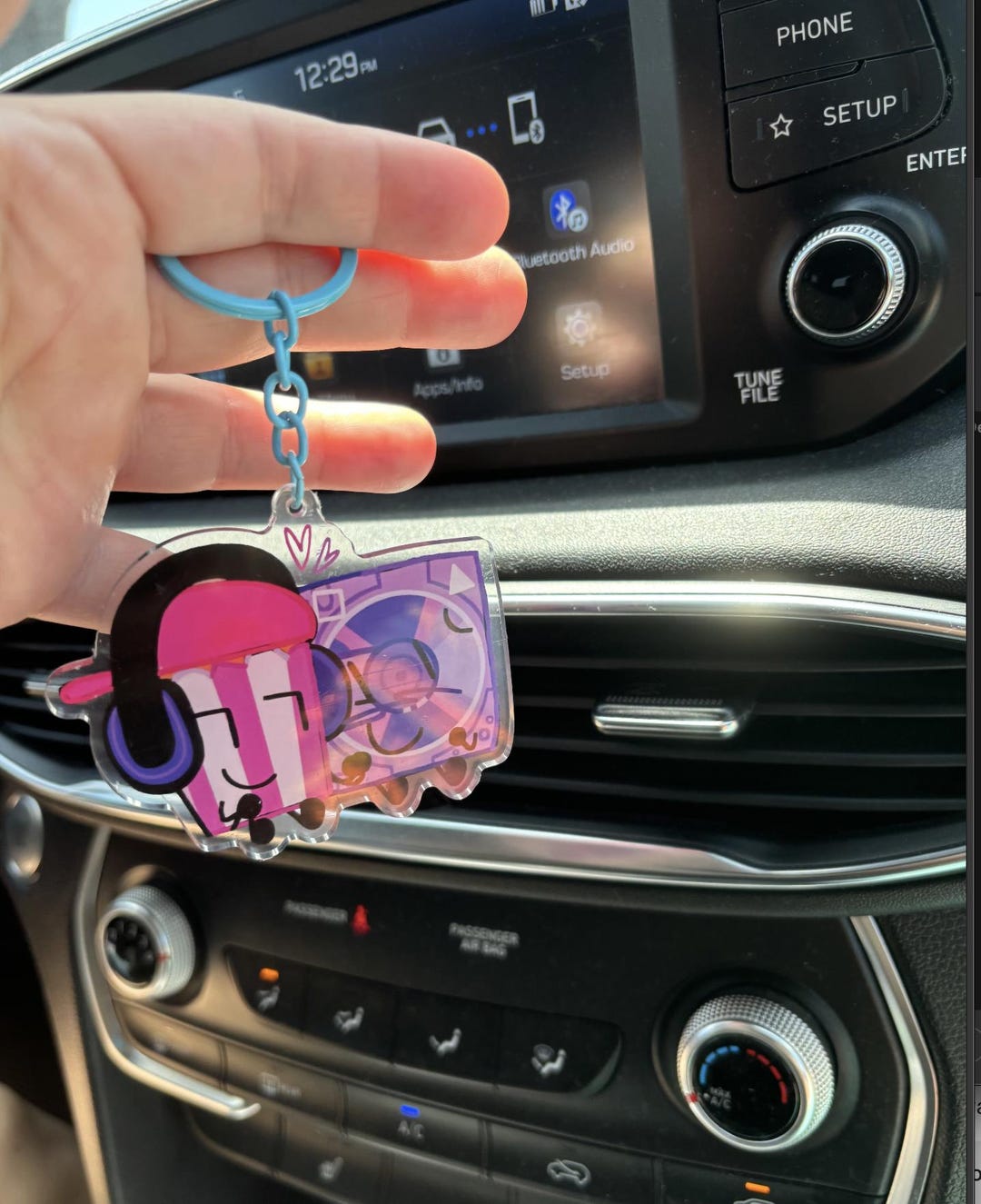 Popcorn and Minidisky Animatic Battle Keychain - Etsy