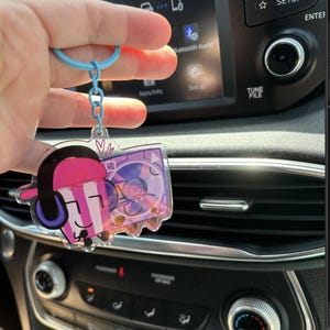 Popcorn and Minidisky Animatic Battle Keychain - Etsy