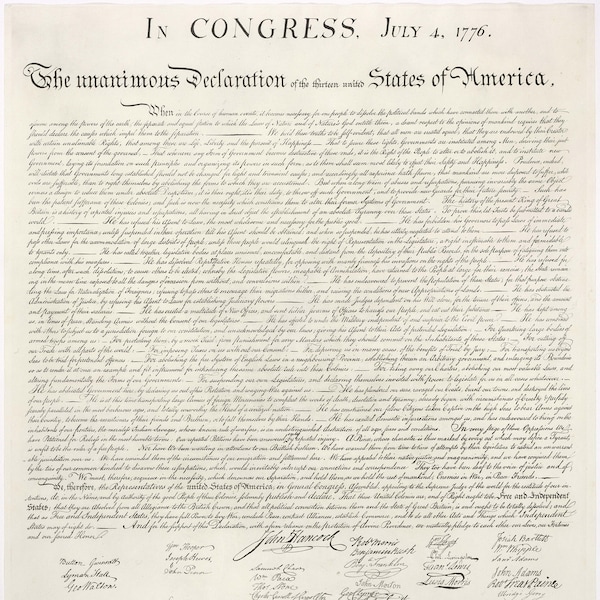 Declaration of Independence Svg - Etsy