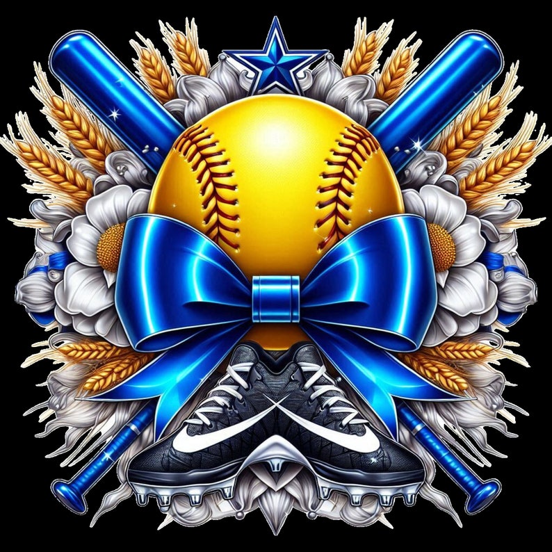 Pretty Softball Themed PNG for Download - 5000x5000 Px, Transparent ...