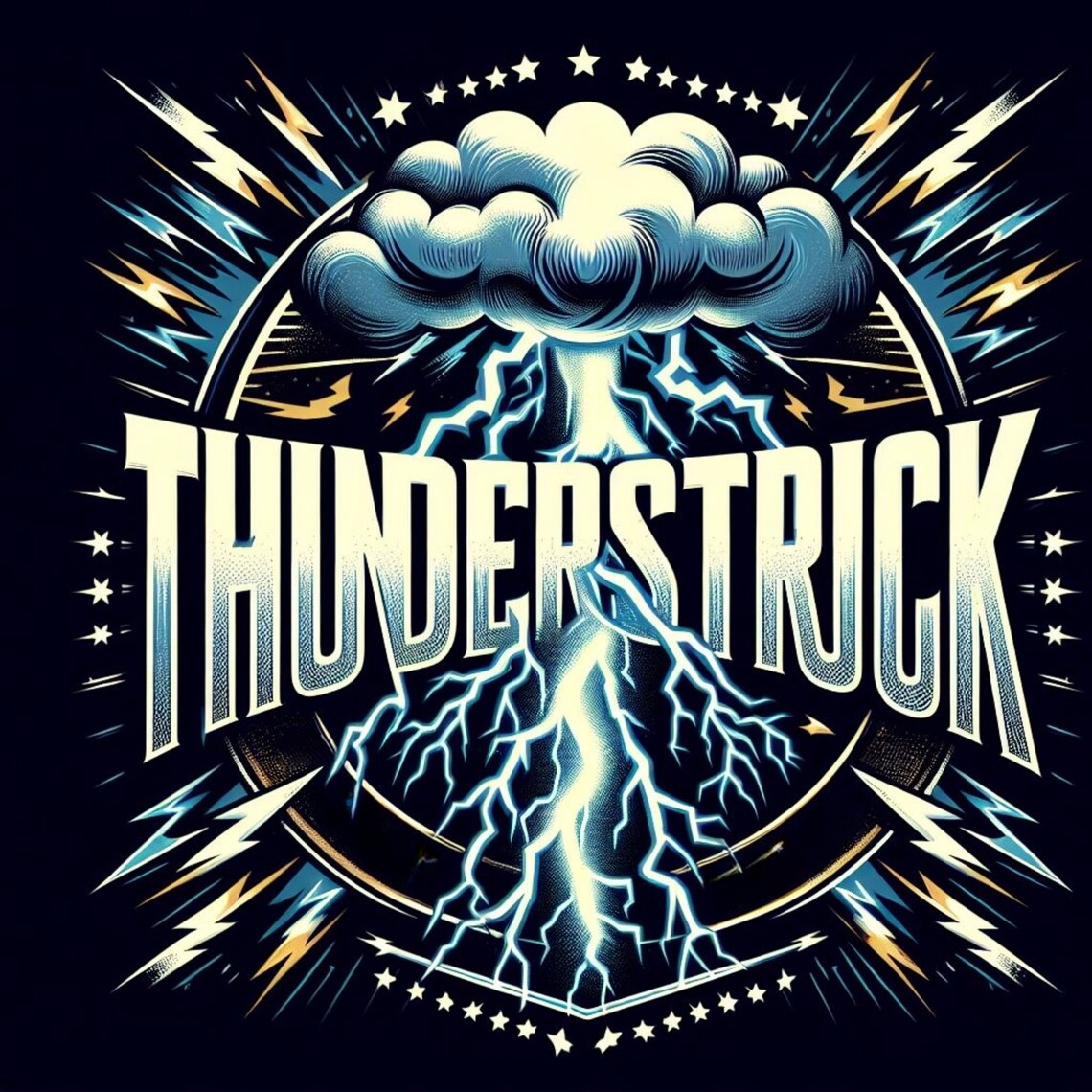 Thunderstruck - PNG 5000x5000 - Digital Download File - Etsy