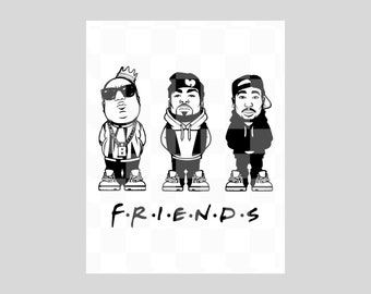 Hip Hop Friends Svg - Etsy
