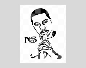 Nas Rapper Svg - Etsy