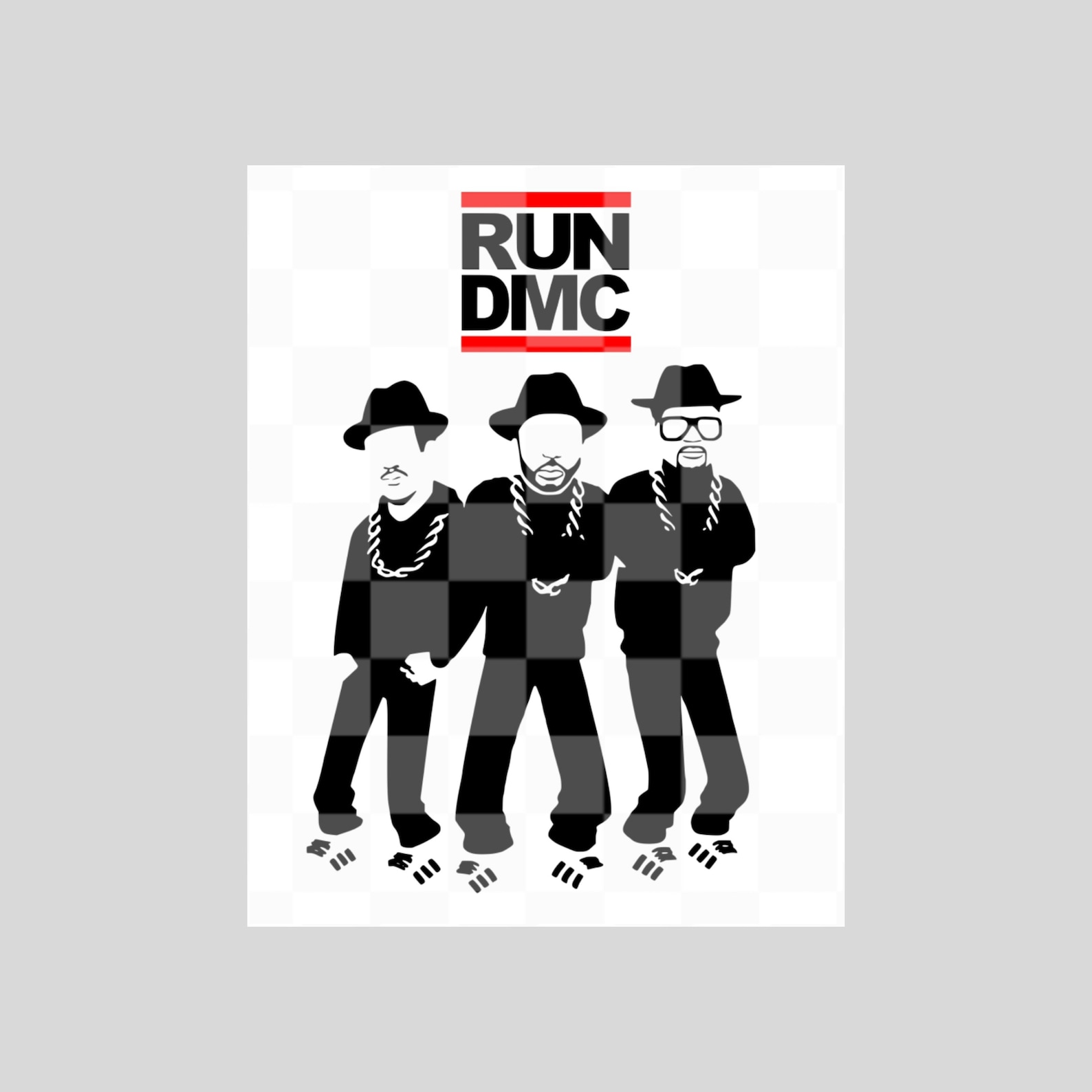 Run Dmc Svg Png Pdf Jpg 80s 90s Rap Hip Hop Old School Tshirts - Etsy