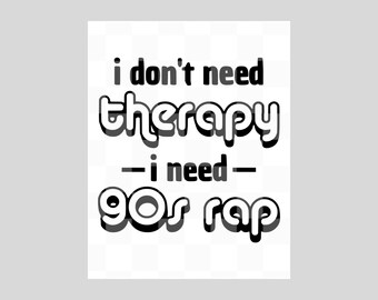 90s Hip Hop Svg - Etsy UK