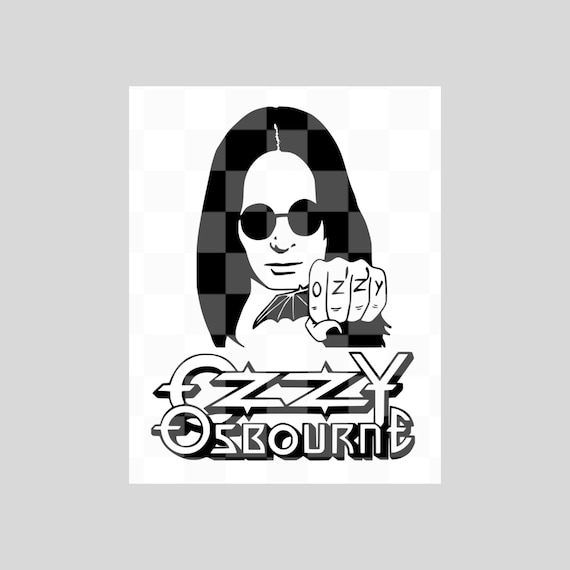 Ozzy Osbourne Svg Png Pdf Jpg 70s 80s Singer Black Sabbath - Etsy Australia