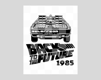 Back to the Future Svg - Etsy
