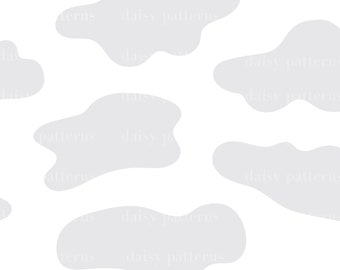 Seamless Repeat Cow Print - Etsy
