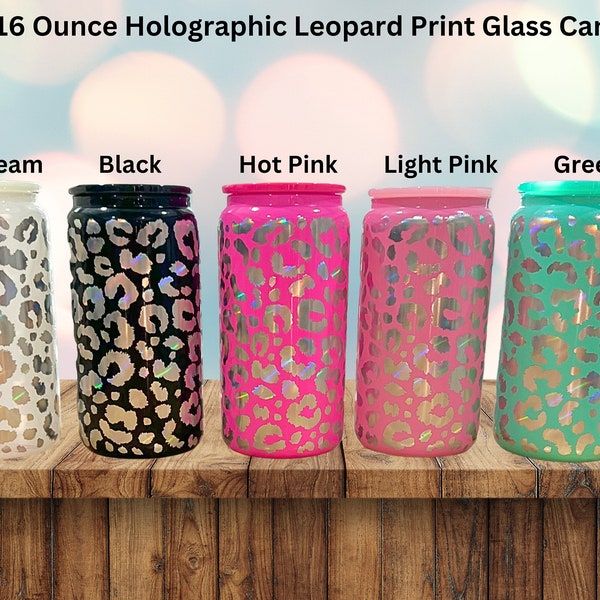 Leopard Print Glass - Etsy