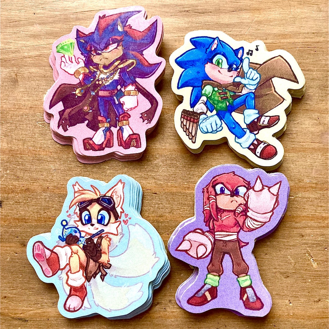 Sonic’s Fantasy Adventure ~ Dnd Inspired Sonic the Hedgehog Stickers ...
