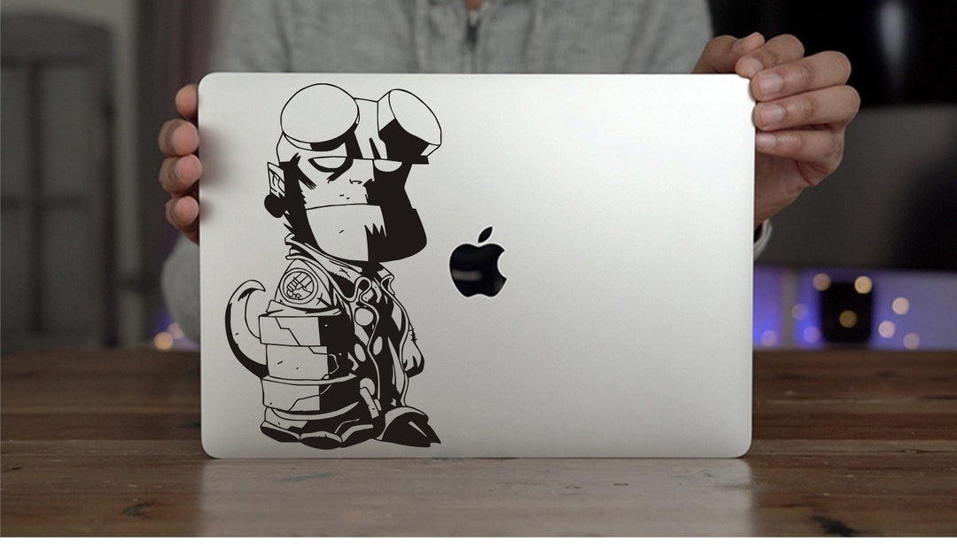 Sticker Hellboy Kid - Anime - Vinyl Adhesive - Sticker MacBook Wall ...