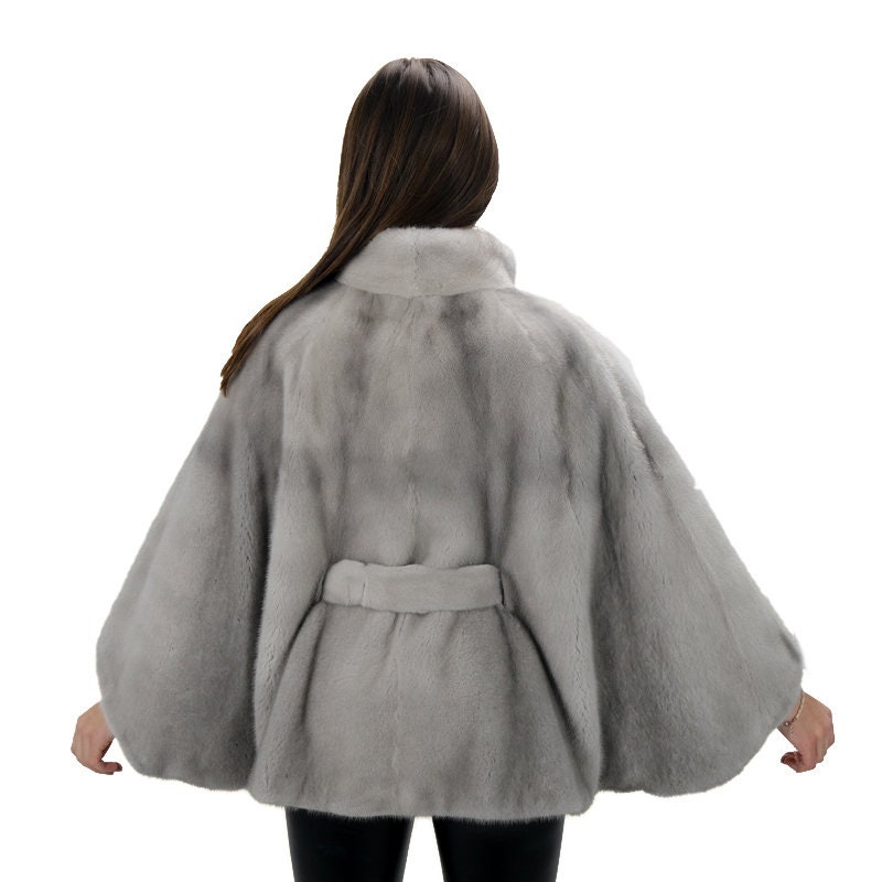 MINK FUR JACKET, Saga Furs Auction Scandinavian Mink Elegant Bat-style ...
