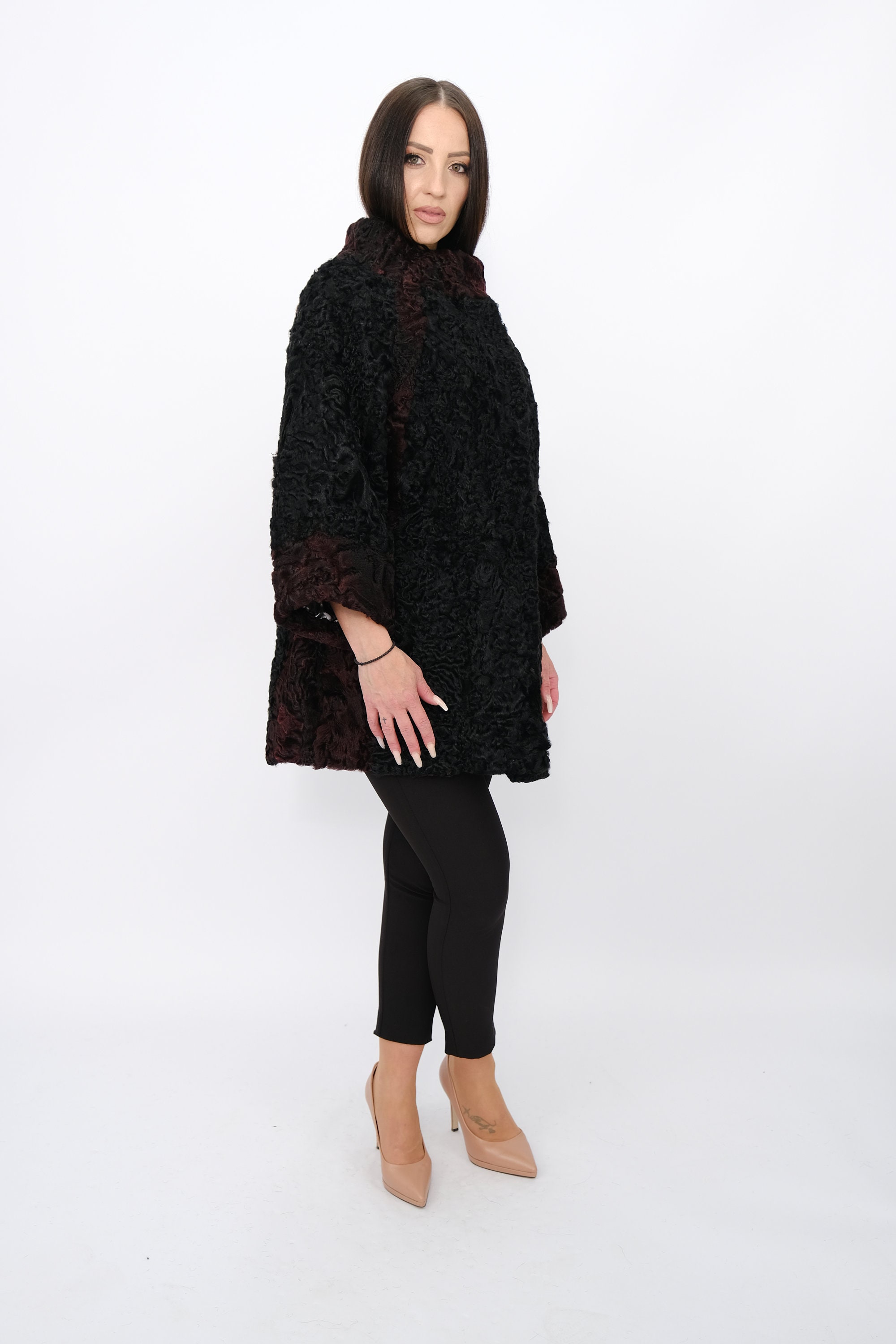 Astrakhan Jacket.elegant Astrakhan Jacket Made From Auctioned Fur From ...