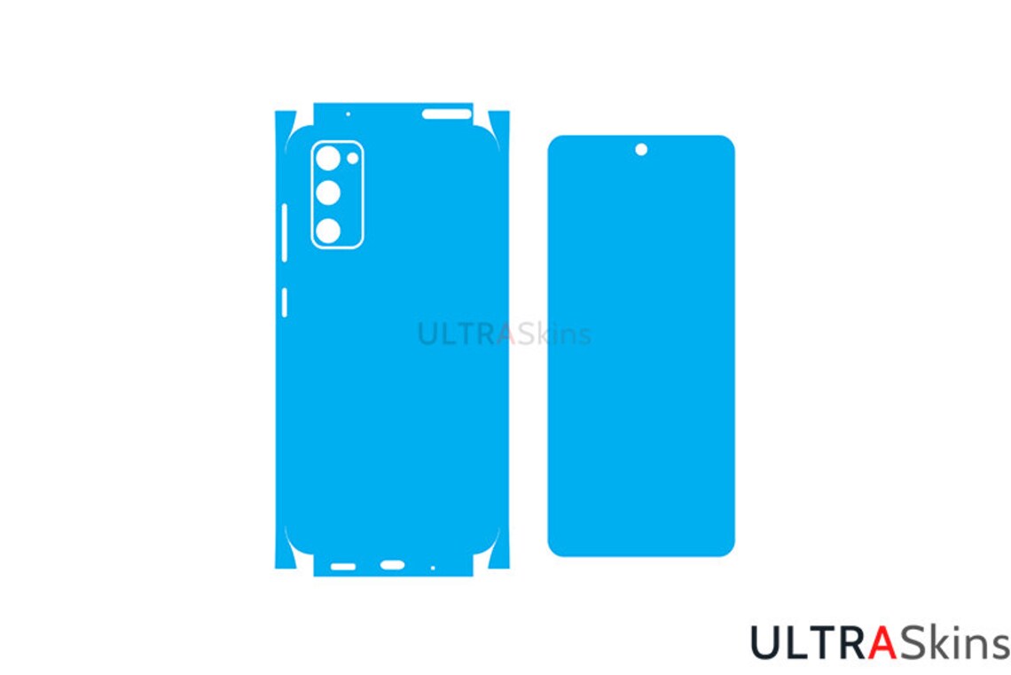 Samsung S20 FE Skin Template Vector Cut File - Etsy