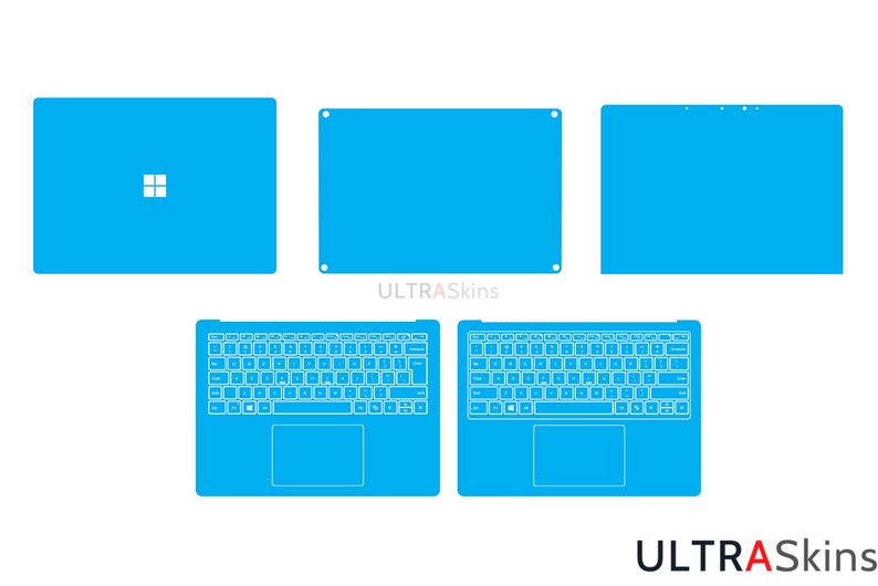 Microsoft Surface Laptop 3 - 13.5 Inch Skin Template Vector Cut File - Etsy