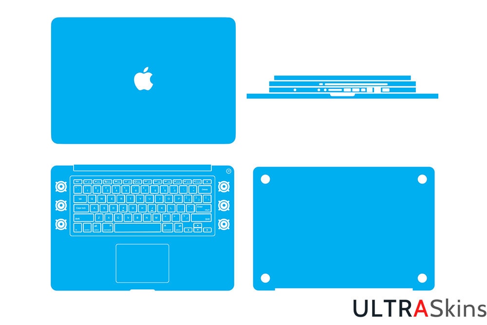 MacBook Bundle Pack Skin Template Vector Cut File - Etsy