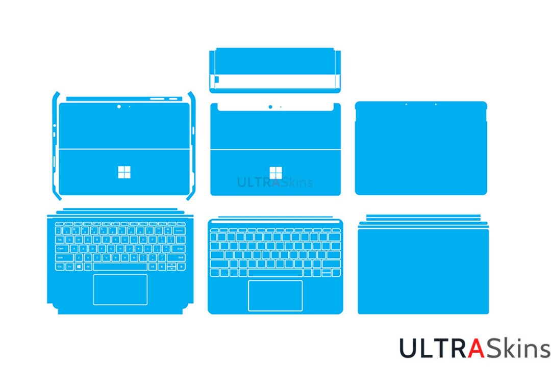 Microsoft Surface Go 2 Skin Template Vector Cut File - Etsy