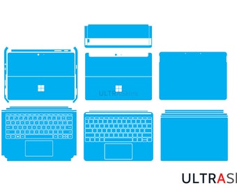 Microsoft Surface Pro 3 Skin Template Vector Cut File - Etsy