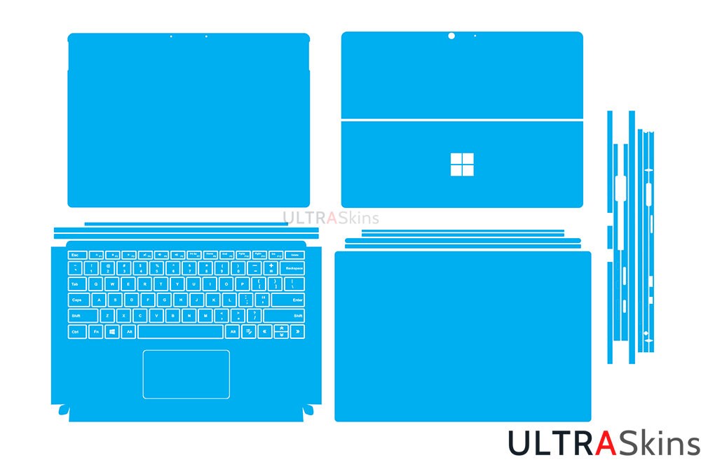 Microsoft Surface Pro X Template Vector Cut File - Etsy