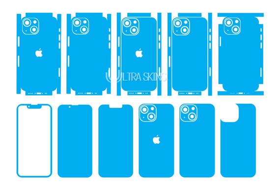 Apple Iphone 13 Mini Skin Template Vector Cut File - Etsy