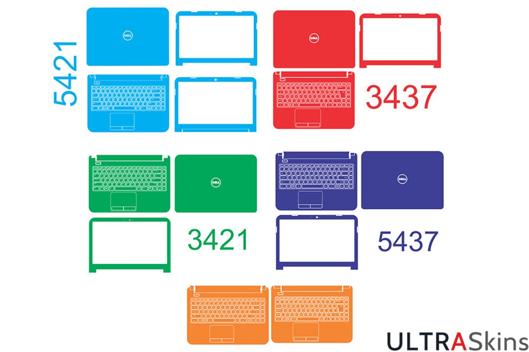Dell Inspiron 3437, 5437, 3421, 14R 5421, Latitude 3440 P37G Skin ...