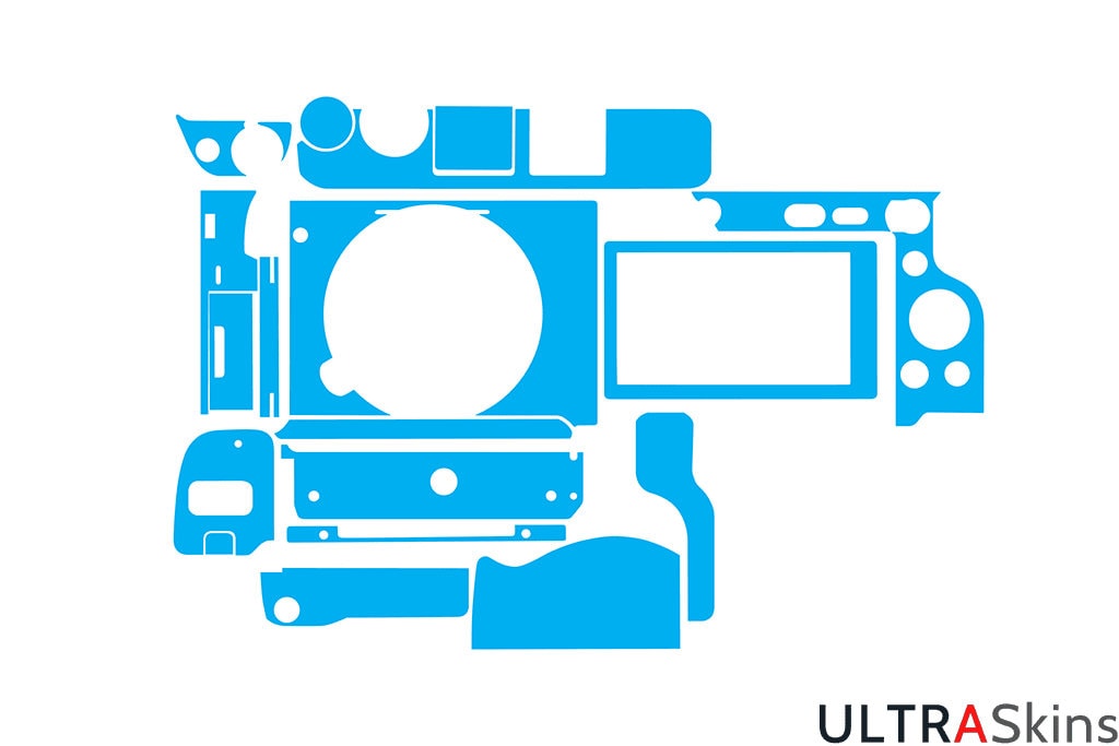 Sony A6400 Skin Template Vector Cut File - Etsy