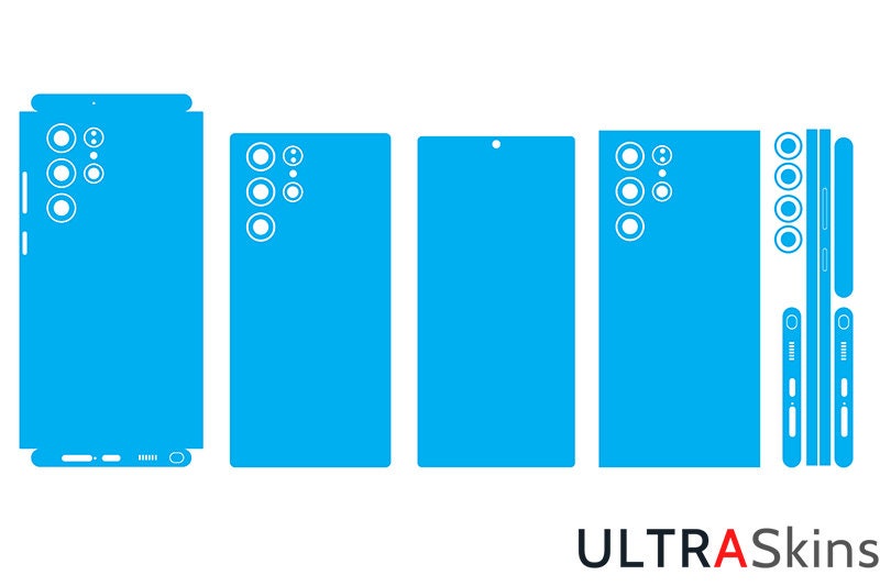 Samsung Galaxy S22 Ultra 5G Skin Template Vector Cut File - Etsy