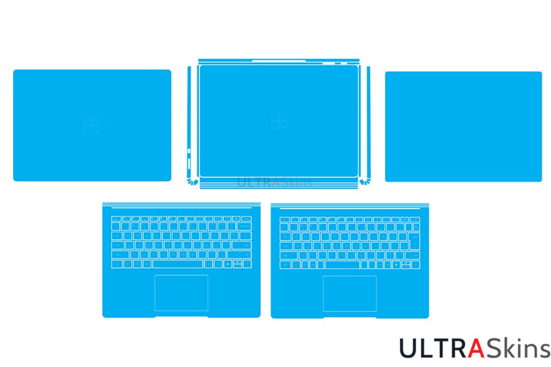 Microsoft Surface Book 1 Skin Template Vector Cut File - Etsy